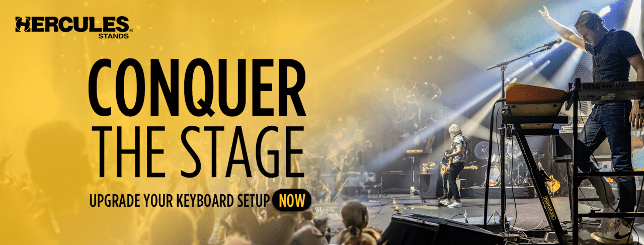 Flexible & Secure Keyboard Stand Setups - Hercules Stands USA